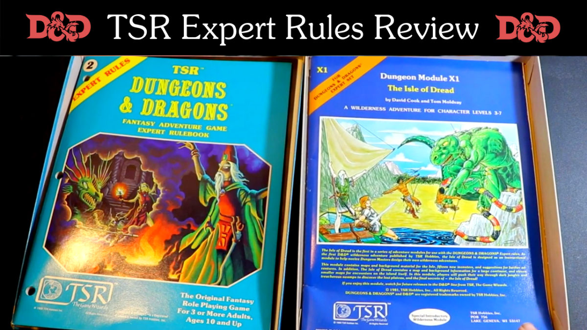TSR Dungeons and Dragons Expert Rules Boxed Set Review – Roll Stats