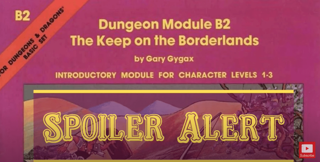 B2: The Keep on the Borderlands Retrospective and Review – Roll Stats